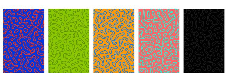 Black contrast abstract poster design Royalty Free Vector