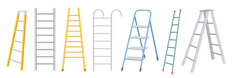 Ladder silhouette icon Royalty Free Vector Image
