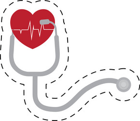 Cut out heart Royalty Free Vector Image - VectorStock