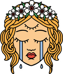 Flower Crying Drawing Vector Images (over 140)