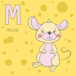 M for mouse Royalty Free Vector Image - VectorStock