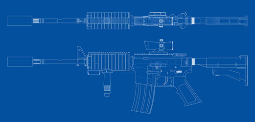Army weapons Royalty Free Vector Image - VectorStock