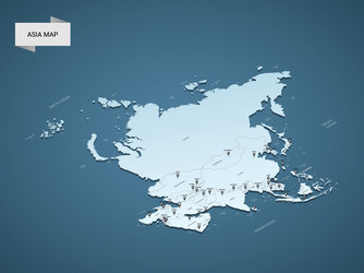 Paper 3d world map Royalty Free Vector Image - VectorStock