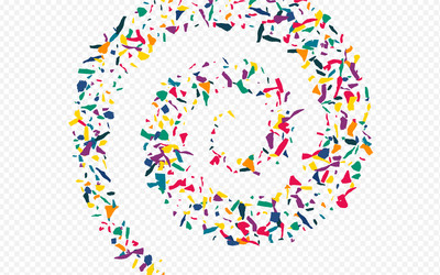 Rainbow Smear Vector Images (over 440)