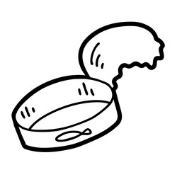 Coloring book vegetables tin Royalty Free Vector Image