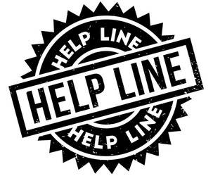 Help me rubber stamp Royalty Free Vector Image