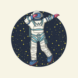 Dabbing Astronaut Vector Images (52)