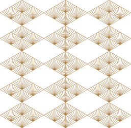 Japanese gold background and pattern Royalty Free Vector