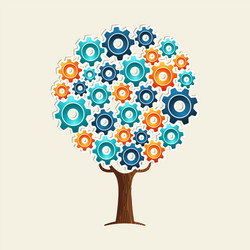Teamwork Trees Vector Images (over 5,900)