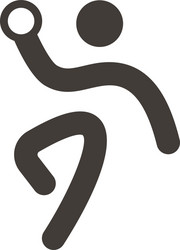 Handball icon Royalty Free Vector Image - VectorStock