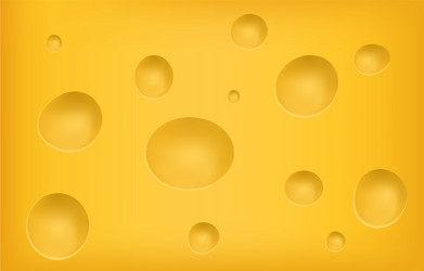 Realistic cheese background texture Royalty Free Vector