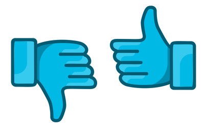 Review Thumbs Up Vector Images (over 1,800)