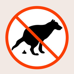 Signs Prohibited Sign no Dog Poo Vector Images (over 320)