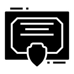 Professional certification Royalty Free Vector Image