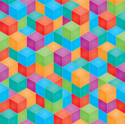 Abstract seamless pattern of blocks Royalty Free Vector