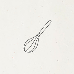 Doodle whisk design resource Royalty Free Vector Image