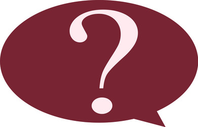 Question mark icon business with female face Vector Image