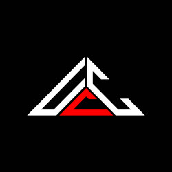 Ucc letter logo creative design with graphic Vector Image