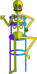 Skeleton on Chair Vector Images (over 360)