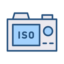 Iso balance mode icon Royalty Free Vector Image