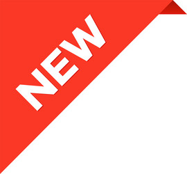 New model label or sticker Royalty Free Vector Image