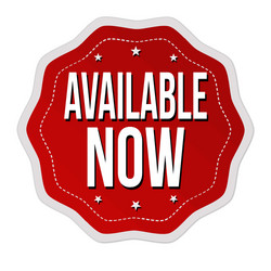 Pre-order now label or sticker Royalty Free Vector Image