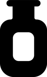 Straus flask Royalty Free Vector Image - VectorStock