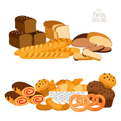 Round bread icon Royalty Free Vector Image - VectorStock