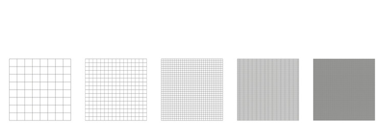 Square line grid isolated seamless grid grid Vector Image