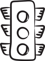 Traffic Signal Line Drawing Vector Images (over 180)