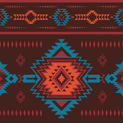 Tribal aztec navajo seamless pattern Royalty Free Vector