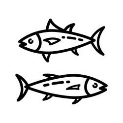 Tuna Fish Outline Vector Images (over 6,900)