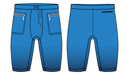 Compression Shorts Template Vector Images (over 180)