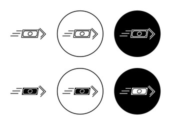 Fast pay icon Royalty Free Vector Image - VectorStock