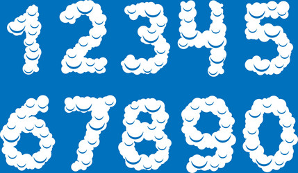 Clouds animal shapes seamless pattern with sheep Vector Image