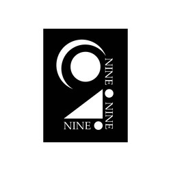 Number nine nine icon logo Royalty Free Vector Image