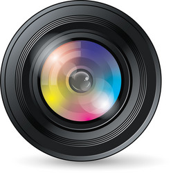 Camera lens Royalty Free Vector Image - VectorStock