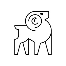 Ram logo Royalty Free Vector Image - VectorStock