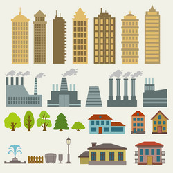 Buildings Royalty Free Vector Image - VectorStock