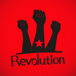 Human hand up Royalty Free Vector Image - VectorStock