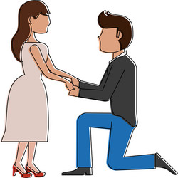 Proposal Fiance Cartoon Vector Images (99)