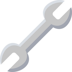 Gray spanner design Royalty Free Vector Image - VectorStock