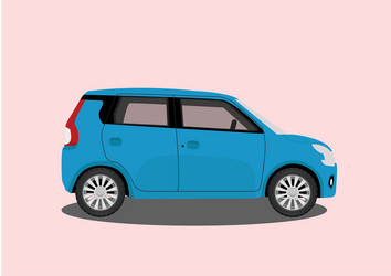 Image of mini car Royalty Free Vector Image - VectorStock