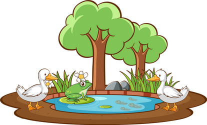 Duck Pond Clip Art
