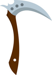 Kama weapon icon simple style Royalty Free Vector Image