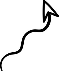 Wavy Arrow Vector Images (over 4,900)