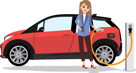 Red car Royalty Free Vector Image - VectorStock