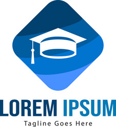 University logo template design logo Royalty Free Vector