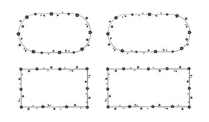 Oval Flower Border Vector Images (over 1,300)