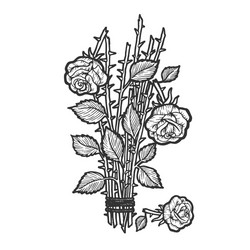 Broken Flower Stem Drawing